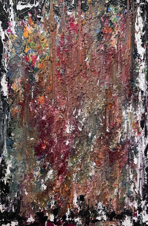 Frozen, 100x150cm, Acrylic, €3000 - LanaEvanova.com - Paintings ...