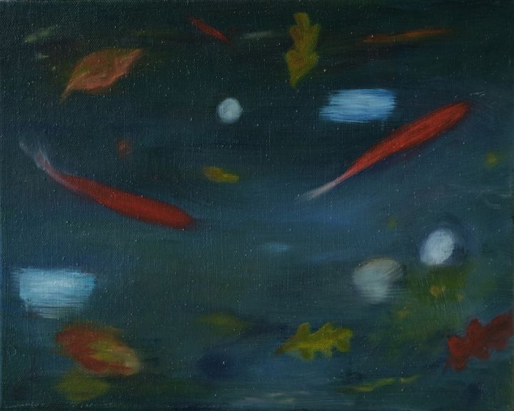 Autumn pond - Ashcroft fine art - Paintings & Prints, Animals, Birds ...