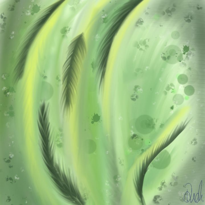 Falling - Drawings By Didi - Digital Art & AI, Abstract, Color - ArtPal