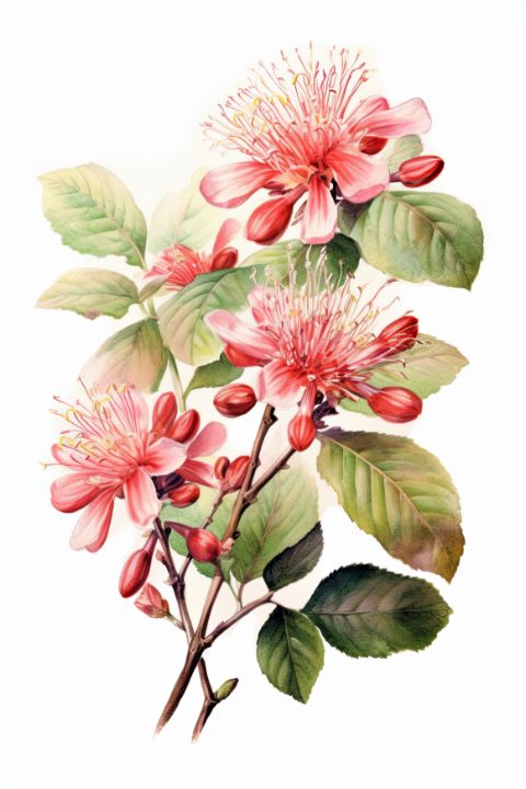 Mulla Mulla in Bloom - Bill Bailey - Digital Art & AI, Flowers, Plants ...