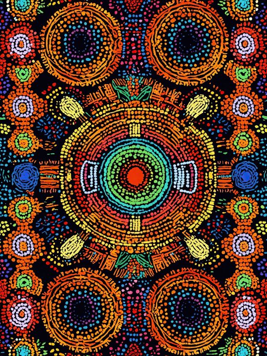 Radiant Dot Art Harmony - Bill Bailey - Digital Art & AI, Abstract ...