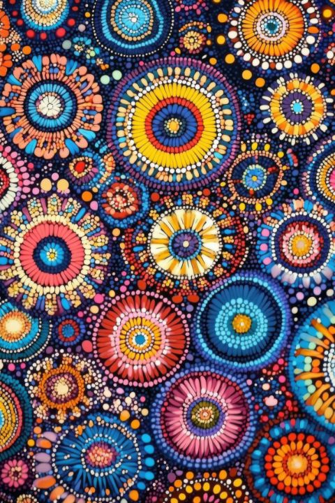 Celestial Dot Art Radiance - Bill Bailey - Digital Art & AI, Abstract ...