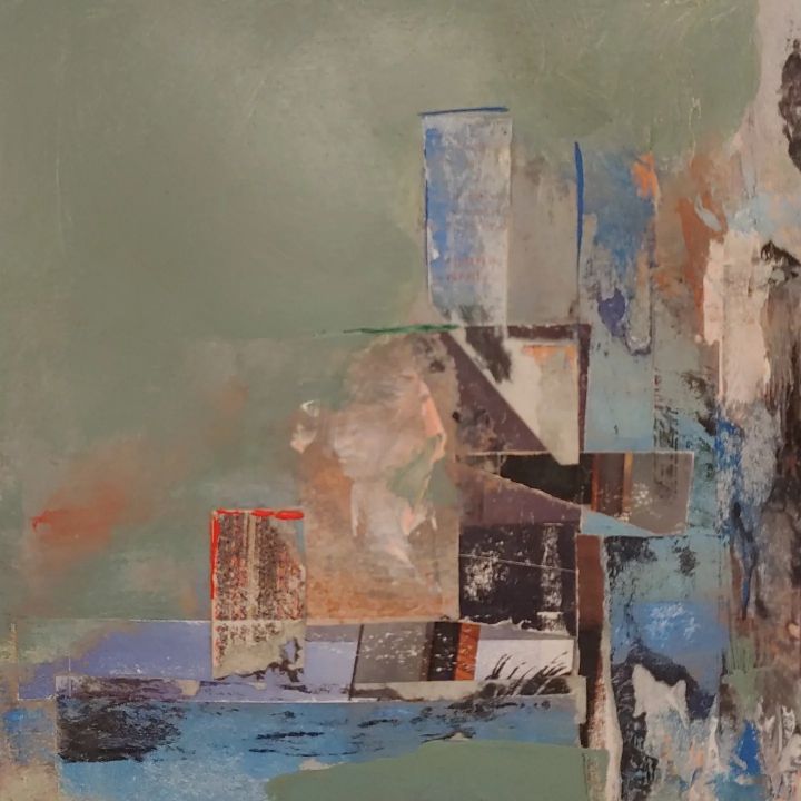 "Against the Wall, - Rose Cofield Art - Paintings & Prints, Abstract ...