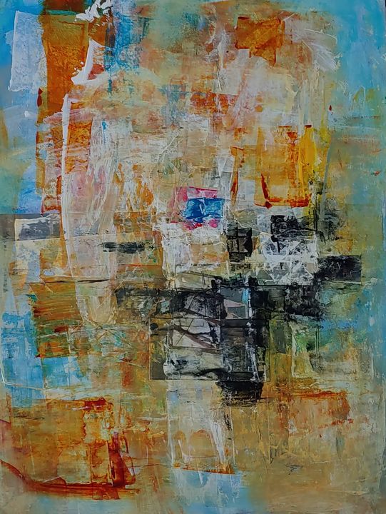 New Year - Rose Cofield Art - Paintings & Prints, Abstract, Irregular ...