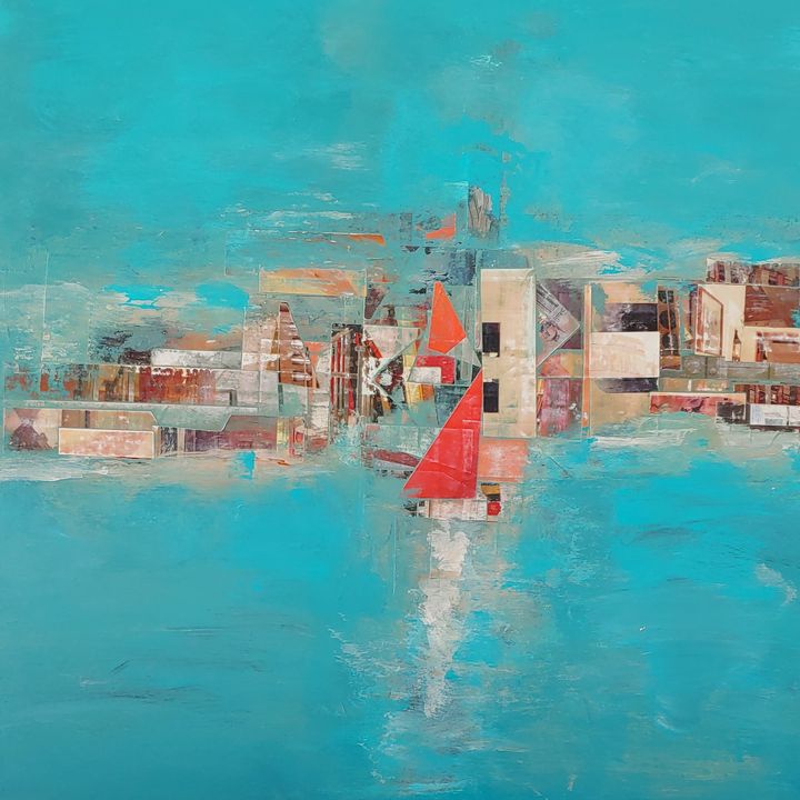 Mirage - Rose Cofield Art - Paintings & Prints, Abstract, Landscape ...