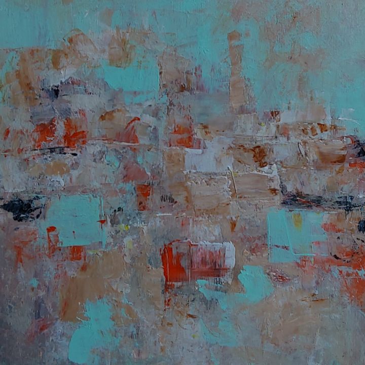 Lodgings - Rose Cofield Art - Paintings & Prints, Abstract, Irregular ...