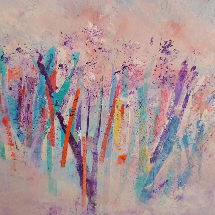 In the Reeds - Rose Cofield Art - Paintings & Prints, Abstract ...