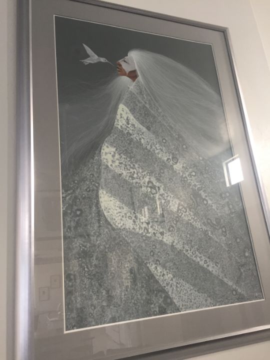 white hummingbird - frank howell - Paintings & Prints, Ethnic, Cultural ...