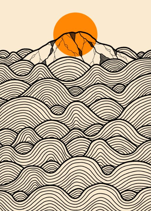 Cloud Contour - Humane - Digital Art & AI, Landscapes & Nature ...