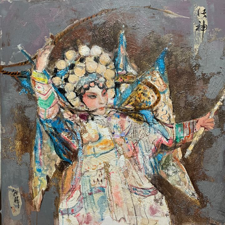 Chinese opera - 03 - Zsunshine - Paintings & Prints, Abstract ...