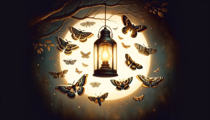 Moth Towards the Candle Flies - The Flowers of Evil - Digital Art & AI ...