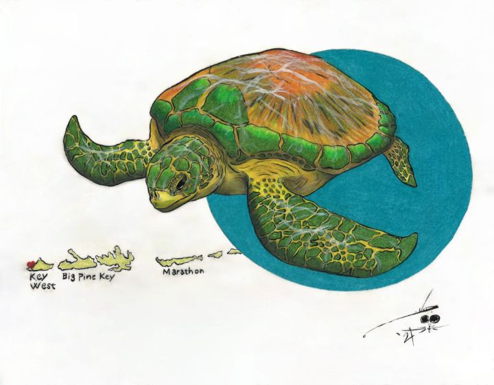 Key West - Art By Creekmore - Drawings & Illustration, Places & Travel ...
