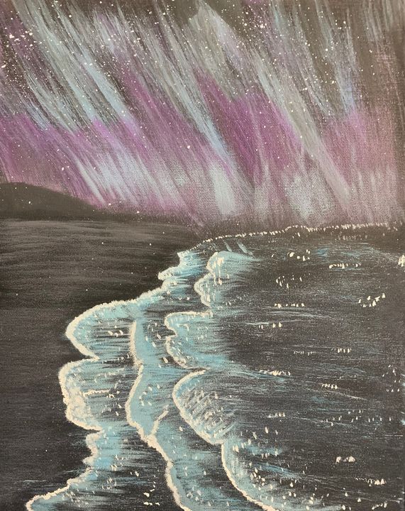 Midnight Beach - Nb Art Collections - Paintings & Prints, Landscapes ...