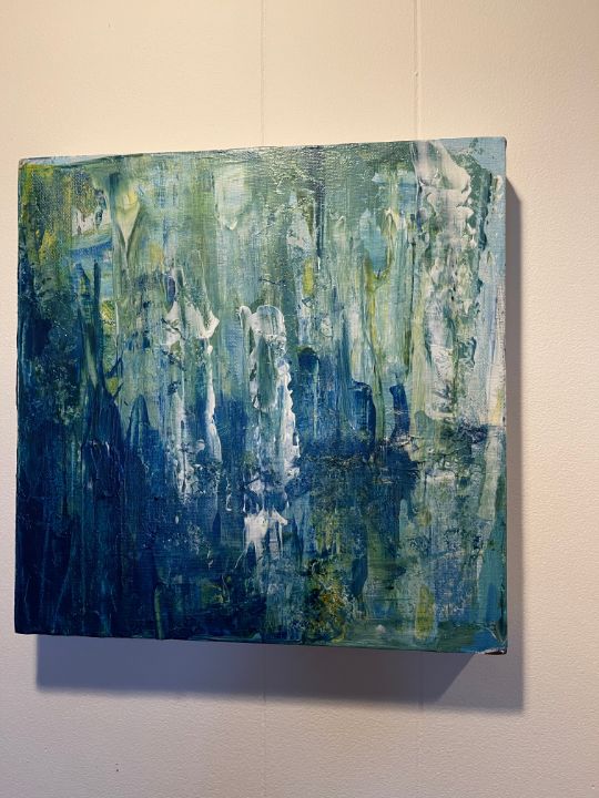 Frozen fjord 01/018 - Antonios Nemet - Paintings & Prints, Abstract ...