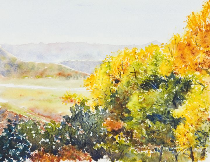 Peaceful Valley - Spirit of Creation Art by Corynne Hilbert - Paintings ...