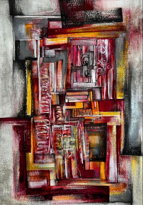 Prison - Ghazalpaint - Paintings & Prints, Abstract, Color - ArtPal