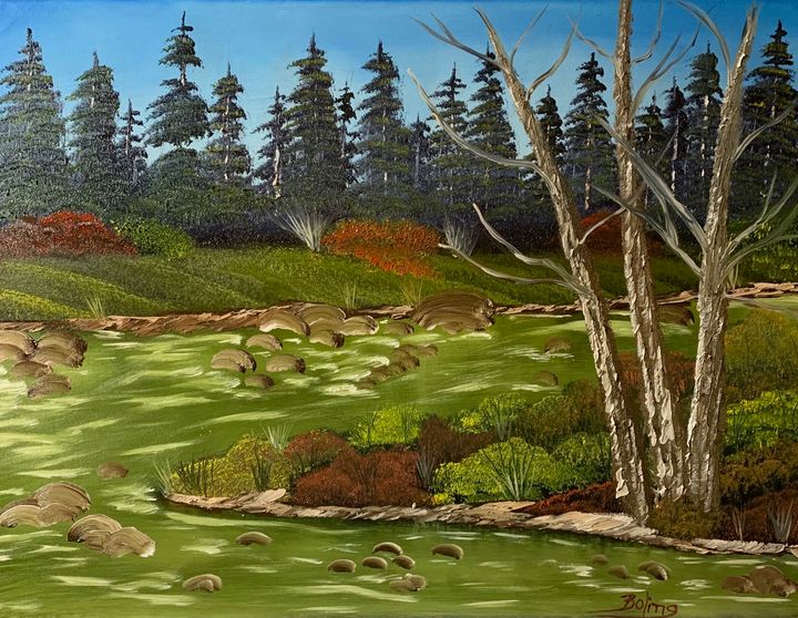 Green River - ART - Paintings & Prints, Landscapes & Nature, Rivers ...