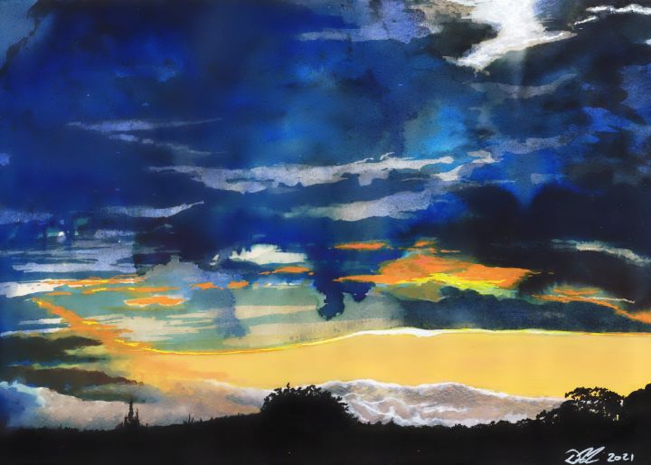 Bleach Landscape - Dale Rowland Artist - Paintings & Prints, Landscapes ...