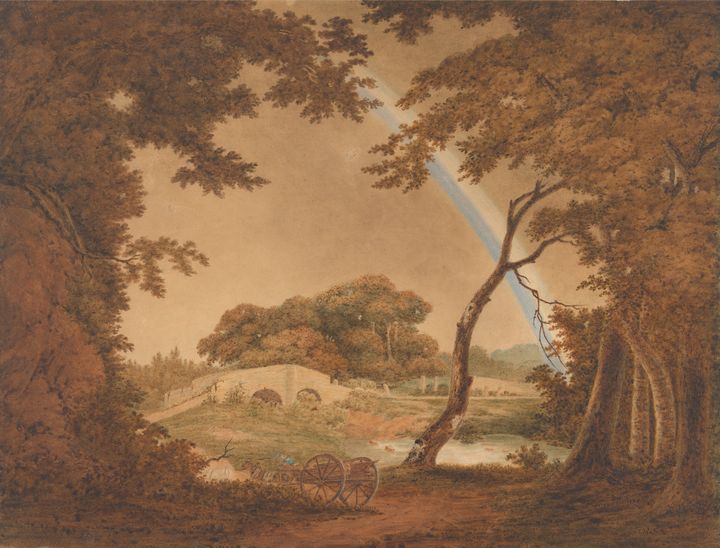 Joseph White~Landscape with Rainbow, - Artmaster - Paintings & Prints ...