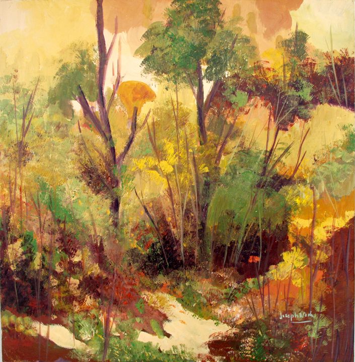 Sunrise in the woods - Joseph Nader - Paintings & Prints, Landscapes ...