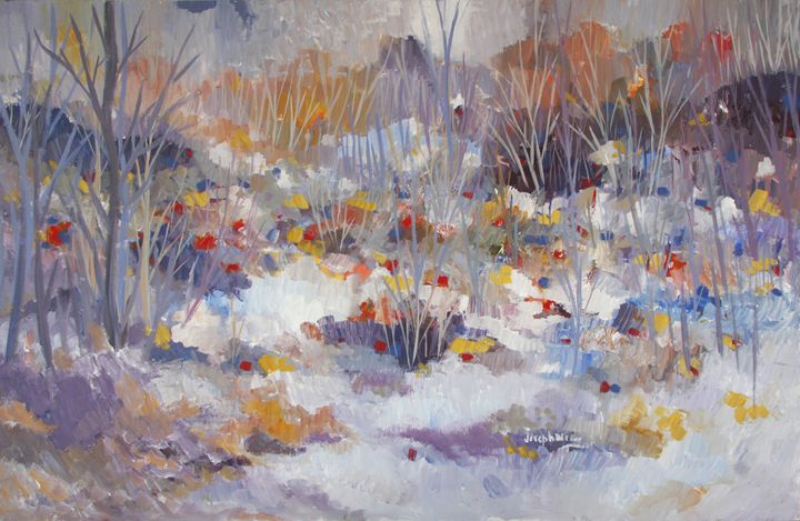 Untitled Abstract Painting (Acrylic) - Joseph Nader - Paintings ...