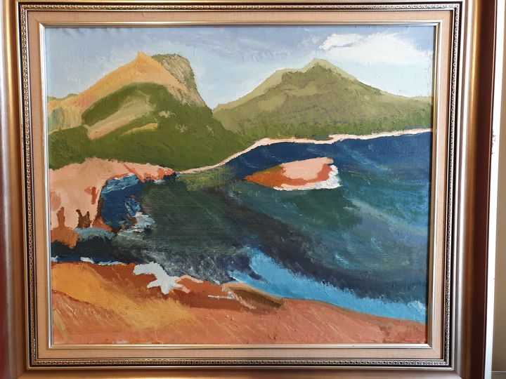 Honeymoon Bay, Tasmania - Diane Markey's Online Art Gallery - Paintings ...