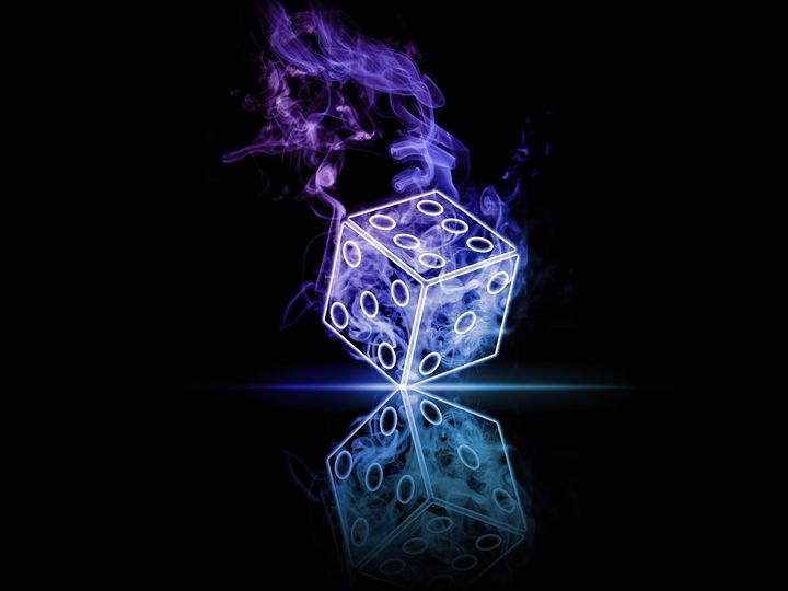 Smoking Dice - Studio Galloway - Digital Art, Abstract, Color - ArtPal