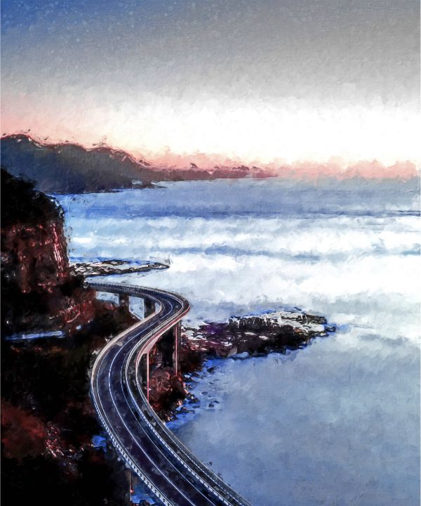 Sea Cliff Bridge Australia - Paintcorner - Paintings & Prints, Places ...