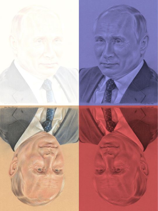 Vladimir Putin - Russian Leader 19 - Shirley Png Original Miniature ...