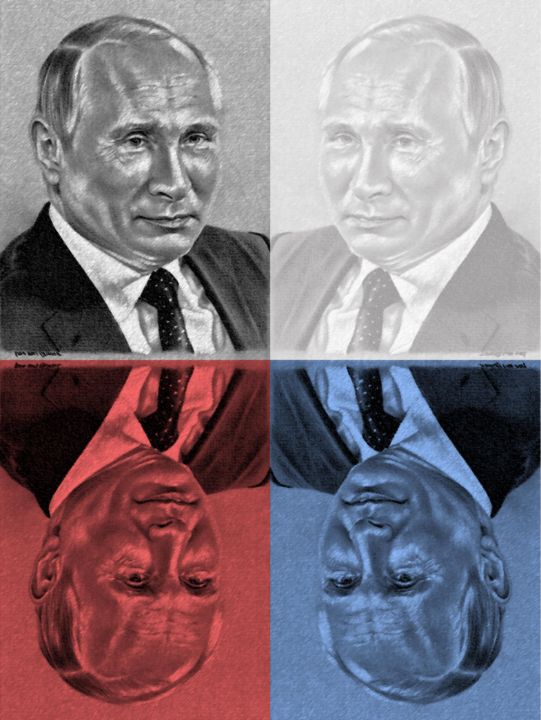 Vladimir Putin - Russian Leader 35 - Shirley Png Original Miniature ...