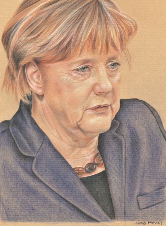 Angela Merkel Chancellor of Germany - Shirley Png Original Miniature ...