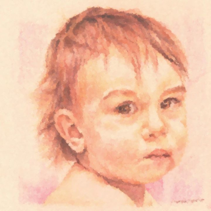 Innocence - Missing 1 - Shirley Png Original Miniature Portrait ...