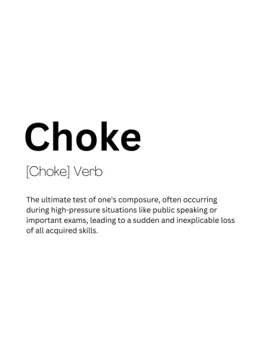 Choke Dictionary Definition - Kaigozen2 - Digital Art & AI, Humor ...