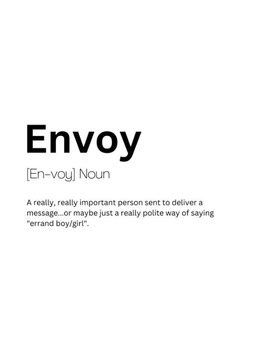 Envoy Dictionary Definition - Kaigozen2 - Digital Art & AI, Humor ...