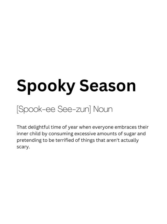 Spooky Season Dictionary Definition - Kaigozen2 - Digital Art & AI ...