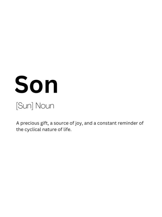 Son Dictionary Definition - Kaigozen2 - Digital Art & AI, Humor ...