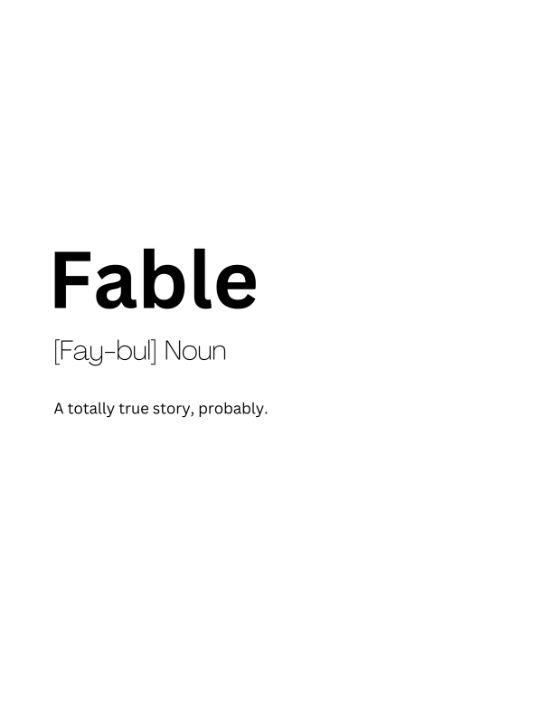 Fable Dictionary Definition - Kaigozen2 - Digital Art & AI, Humor ...