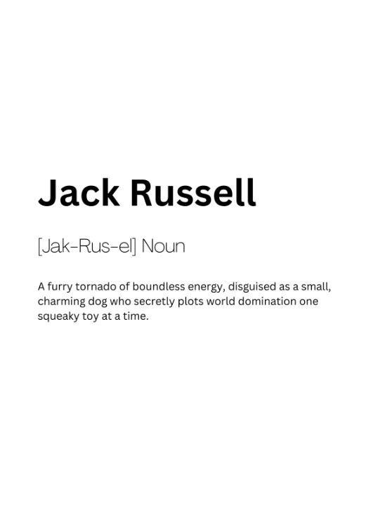 Jack Russell Dictionary Definition - Kaigozen2 - Digital Art & AI ...