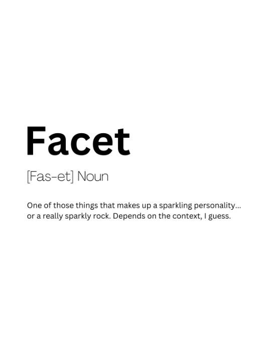 Facet Dictionary Definition - Kaigozen2 - Digital Art & AI, Humor ...