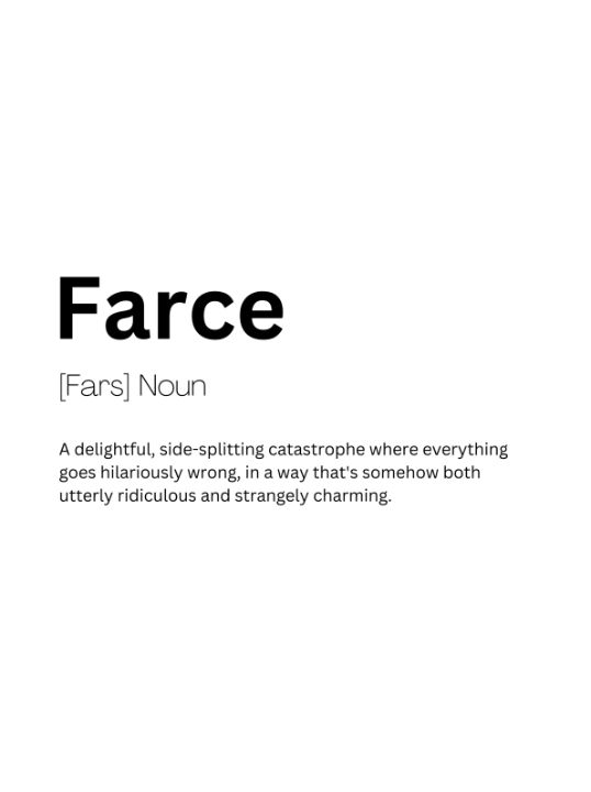 Farce Dictionary Definition - Kaigozen2 - Digital Art & AI, Humor ...