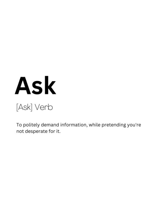 Ask Dictionary Definition - Kaigozen2 - Digital Art & AI, Humor ...