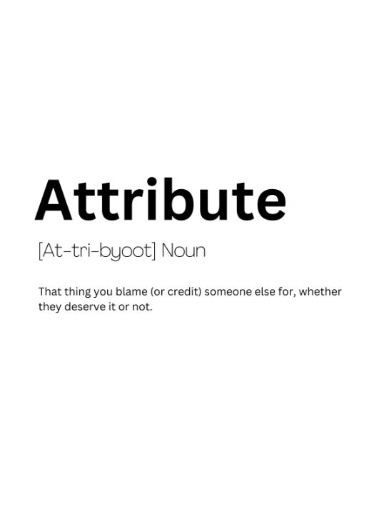 Attribute Dictionary Definition - Kaigozen2 - Digital Art & AI, Humor ...
