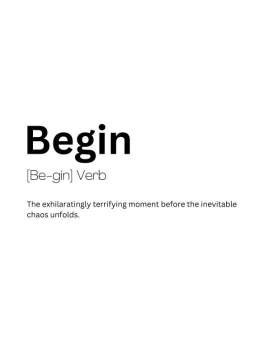 Begin Dictionary Definition - Kaigozen2 - Digital Art & AI, Humor ...