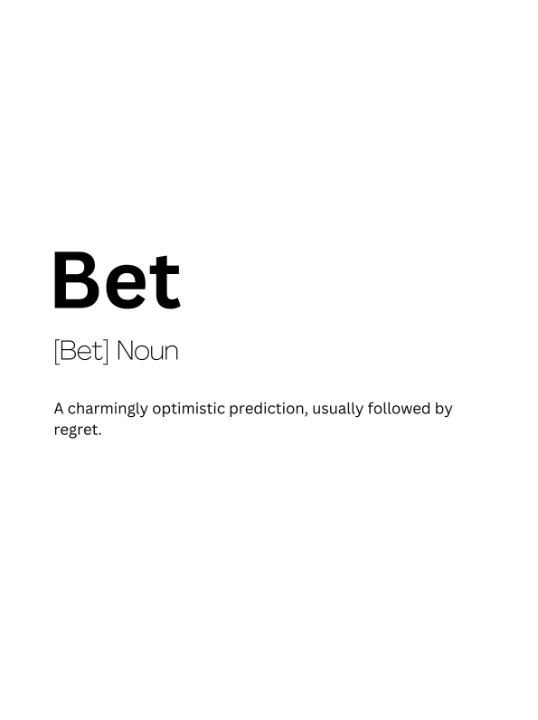 Bet Dictionary Definition - Kaigozen2 - Digital Art & AI, Humor ...