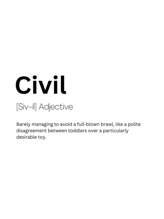 Civil Dictionary Definition - Kaigozen2 - Digital Art & AI, Humor ...