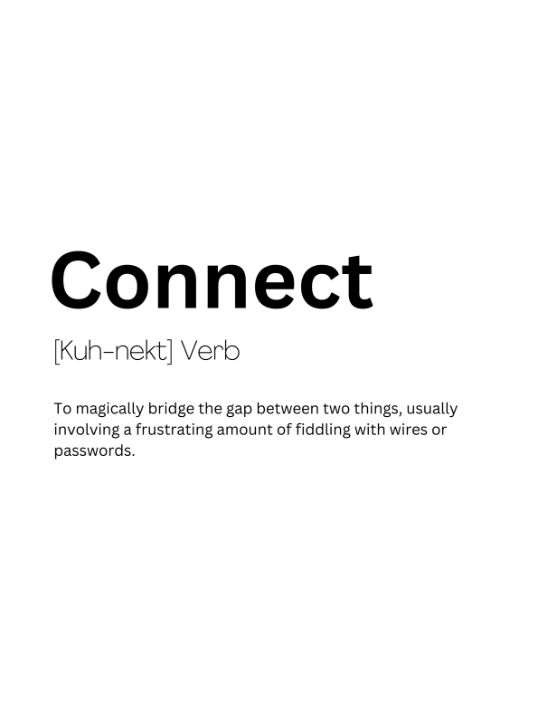 Connect Dictionary Definition - Kaigozen2 - Digital Art & AI, Humor ...
