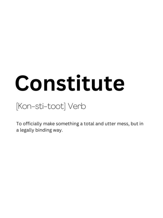 Constitute Dictionary Definition - Kaigozen2 - Digital Art & AI, Humor ...