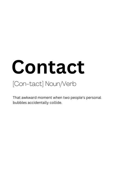 Contact Dictionary Definition - Kaigozen2 - Digital Art & AI, Humor ...
