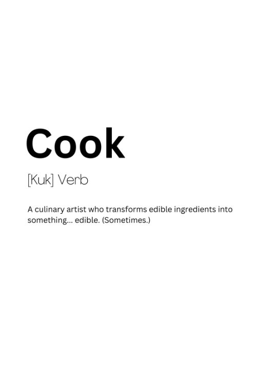 Cook Dictionary Definition - Kaigozen2 - Digital Art & AI, Humor ...