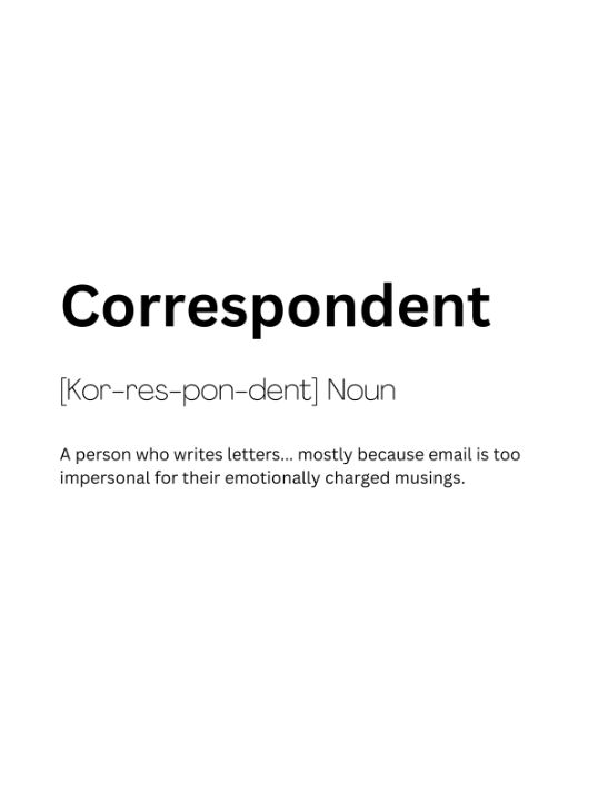 Correspondent Dictionary Definition - Kaigozen2 - Digital Art & AI ...
